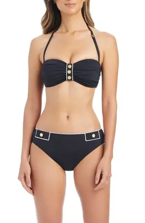 BLEU BY ROD BEATTIE Bandeau Bikini Top - Black