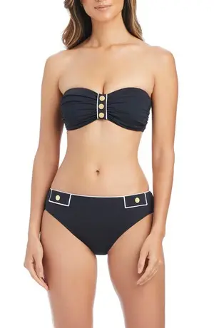 BLEU BY ROD BEATTIE Bandeau Bikini Top - Black