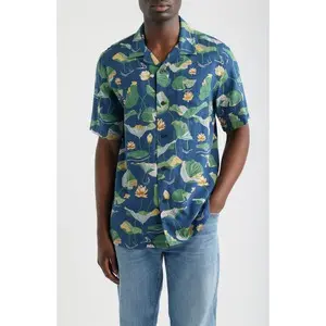 Pendleton Floral Cotton Camp Shirt