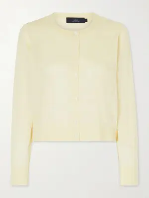 Arch4 Caspian Cashmere Cardigan - Yellow