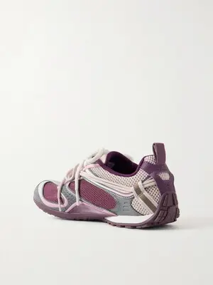 Balenciaga Radar Gradient Lines Sneakers - Purple