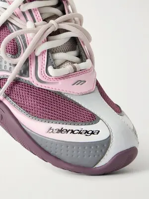 Balenciaga Radar Gradient Lines Sneakers - Purple
