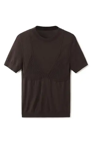 Mango Short Sleeve Sweater