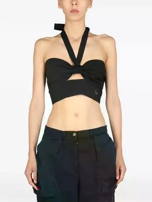 1/OFF PARIS Halterneck Top - Black
