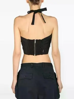 1/OFF PARIS Halterneck Top - Black