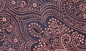 Canali Paisley Silk Necktie - Pink