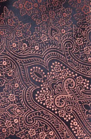 Canali Paisley Silk Necktie - Pink