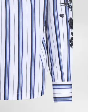 Dolce & Gabbana Cotton And Silk Vanity Shirt With Embroidery - Multicolor