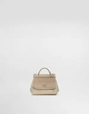 Dolce & Gabbana Sicily Handbag With Rhinestones - Multicolor