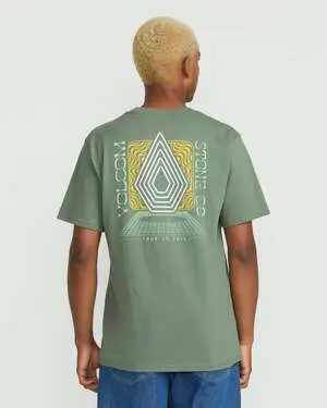 Volcom Plated Short Sleeve Tee - Light Olive