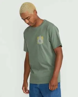 Volcom Plated Short Sleeve Tee - Light Olive
