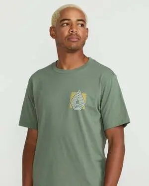 Volcom Plated Short Sleeve Tee - Light Olive