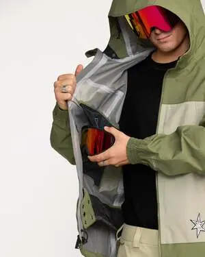 Volcom Arthur 3l Jacket - Dark Olive