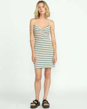 Volcom Striped Cotton Dress