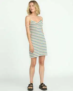 Volcom Striped Cotton Dress