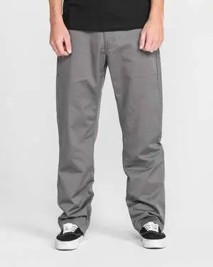 Volcom Frickin Relaxed Chino Pants - Charcoal