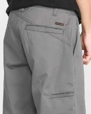 Volcom Frickin Relaxed Chino Pants - Charcoal