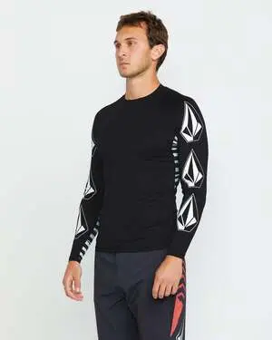 Volcom Surf Vitals J Robinson Long Sleeve Thrashguard - Black