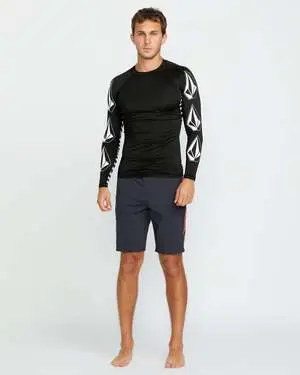 Volcom Surf Vitals J Robinson Long Sleeve Thrashguard - Black