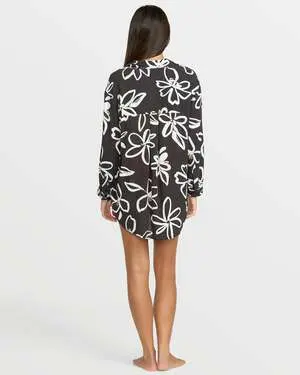 Volcom Floral Print Button-up