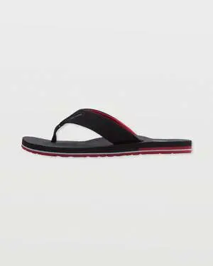 Volcom Victor Sandals - Black/red