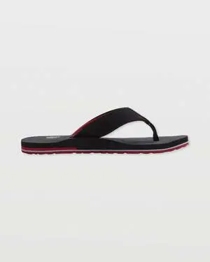 Volcom Victor Sandals - Black/red