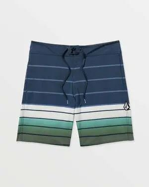 Volcom Quarta Fade Mod Board Shorts - Navy Combo