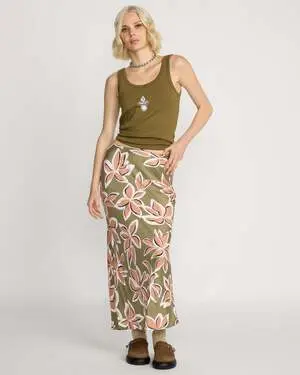 Volcom Psychonic Midi Skirt
