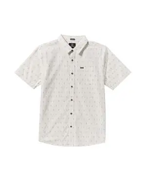 Volcom Bankstone Short Sleeve Shirt - White Combo