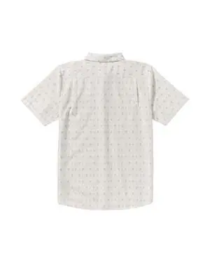 Volcom Bankstone Short Sleeve Shirt - White Combo