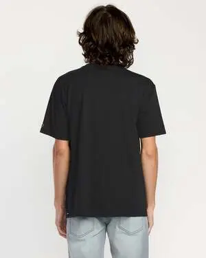 Volcom Solid Short Sleeve Pocket Tee - Black