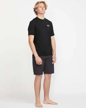 Volcom Modstone Loose Short Sleeve Thrashguard - Black