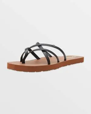 Volcom Hawaii Flip Flops - Black