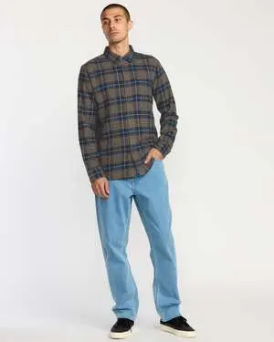 Volcom Levelstone Long Sleeve Shirt - Navy