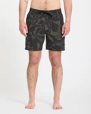 Volcom Cotton Blend Trunks - Ivy