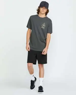 Volcom Elastic Waist Shorts - Black