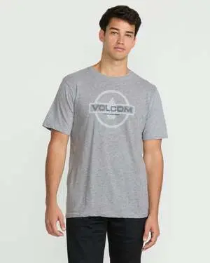 Volcom Line Service Short Sleeve Tee - Heather Grey