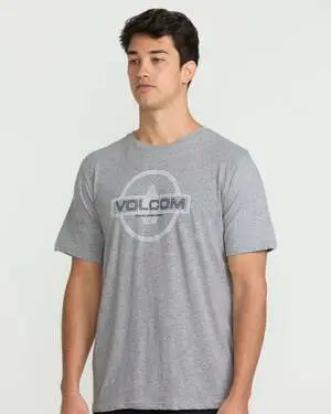 Volcom Line Service Short Sleeve Tee - Heather Grey