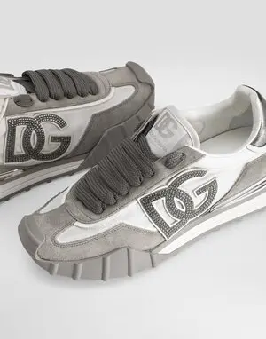 Dolce & Gabbana Dg Athletic Fabric Sneakers - White