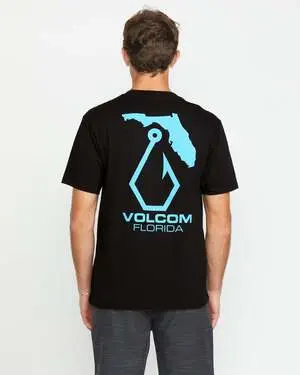 Volcom Reelin Short Sleeve Tee - Black