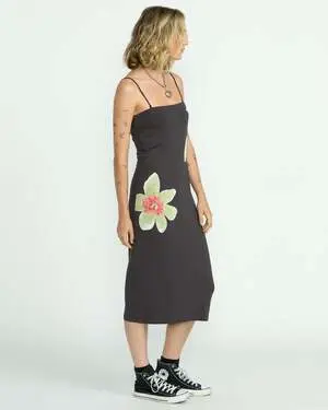 Volcom Floral Print Bandeau Dress