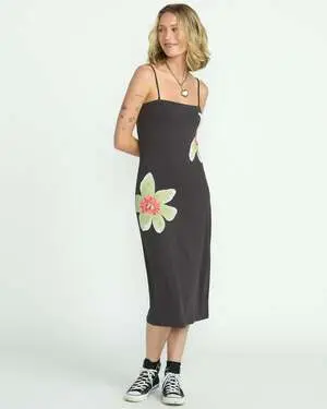 Volcom Floral Print Bandeau Dress