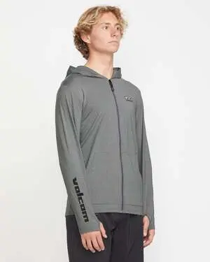 Volcom Modstone Loose Zip Thrashguard Hoodie - Heather Grey