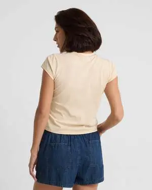 Volcom Lived In Lounge Stone Wash Short Sleeve Tee