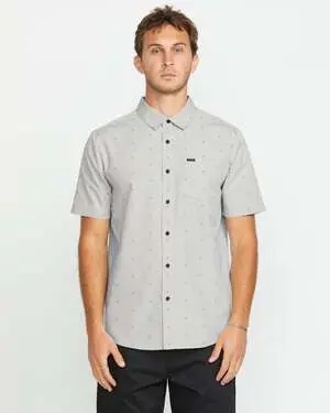 Volcom Bankstone Short Sleeve Shirt - Tower Grey