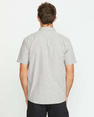 Volcom Bankstone Short Sleeve Shirt - Tower Grey