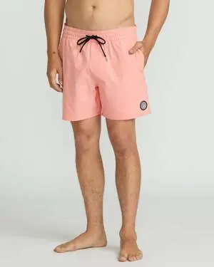 Volcom Lido 2 Solid 16" Trunks - Peach Fuzz