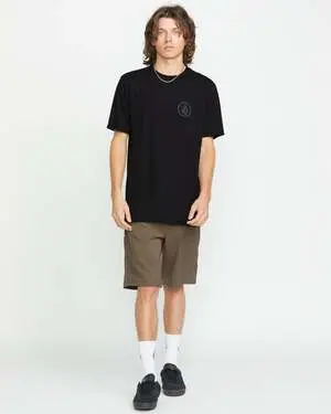 Volcom Stone Tech Short Sleeve Tee - Black