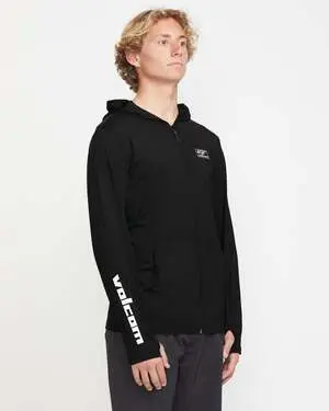 Volcom Modstone Loose Zip Thrashguard Hoodie - Black