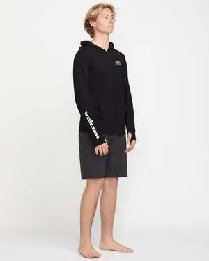 Volcom Modstone Loose Zip Thrashguard Hoodie - Black